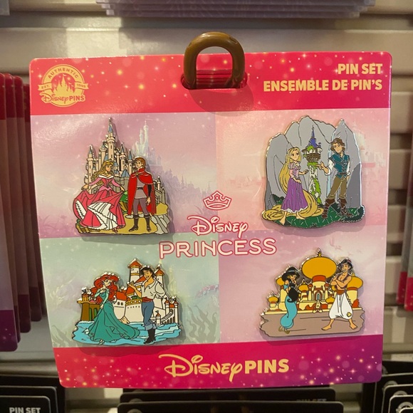Disney | Accessories | Disney Princess 4 Pin Booster Set 224 Aurora ...